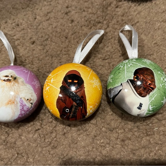 Disney | Holiday | New Star Wars Christmas Ornamentsset Of 3 | Poshmark